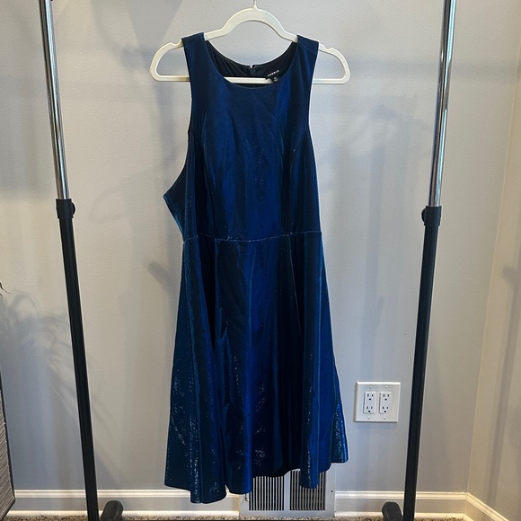 torrid | Dresses | Torrid Deep Blue Formal Dress | Poshmark
